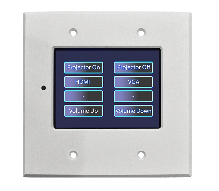 Audio Enhancement AV Touch Wall Control – Piraino Consulting